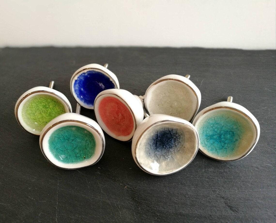 Hand Crafted Ceramic Cabinet Hardware | Unique Cabinet Knobs